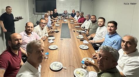 Cemar Genel Müdürü Yusuf Yalçın Ak Parti Heyetini Ağırladı GÜncel Kula Haber