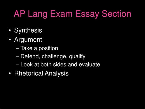 PPT AP Language And Composition Exam PowerPoint Presentation Free Download ID