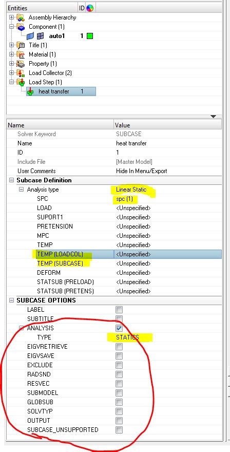 how to set temperature as load in thermal analysis optistruct altair products altair