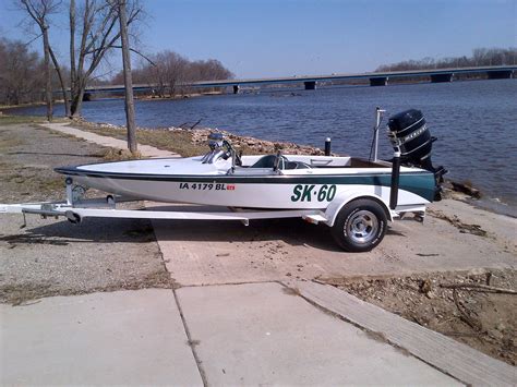 1969 Stevens Sk Flat Bottom Outboard Race Ski Boat Mercury 1500xs Old
