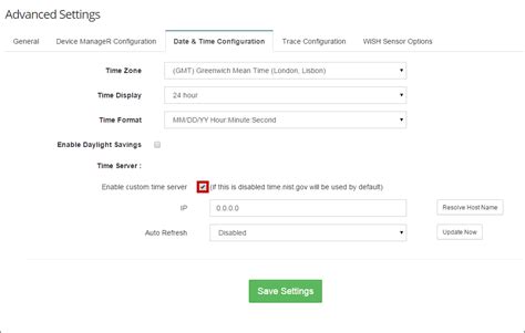 How To Configure The Date Time On Your Room Alert Monitor AVTECH