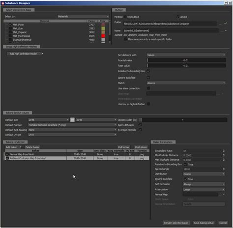 Substance Designer Bakers With Skew Correction