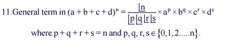 Binomial Theorem Formula Formula In Maths