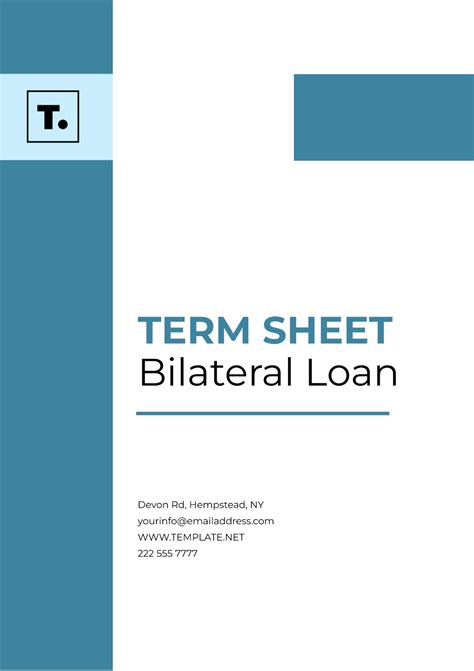 Term Sheet What Is A Term Sheet Definition Types Uses