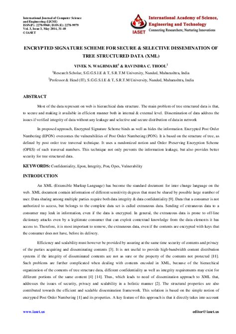 pdf encrypted signature scheme for secure and selective dissemination