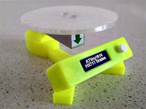 a minimal 3d printed scale open electronics