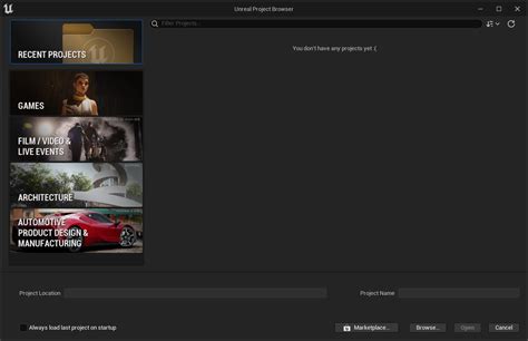 Ue51 Always Load Last Project On Startup Glitch Unable To Load