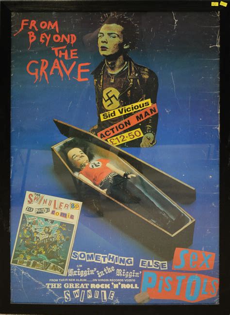 Lot 406 Framed Sex Pistols Poster