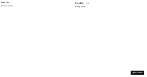 X Editable Codesandbox