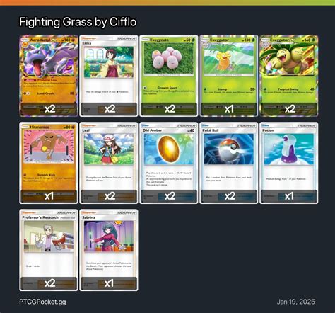 Fighting Grass By Cifflo Pokémon Tcg Pocket