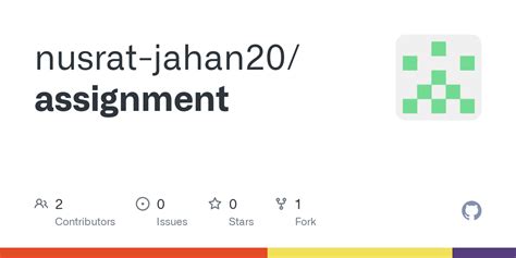 Github Nusrat Jahan Assignment