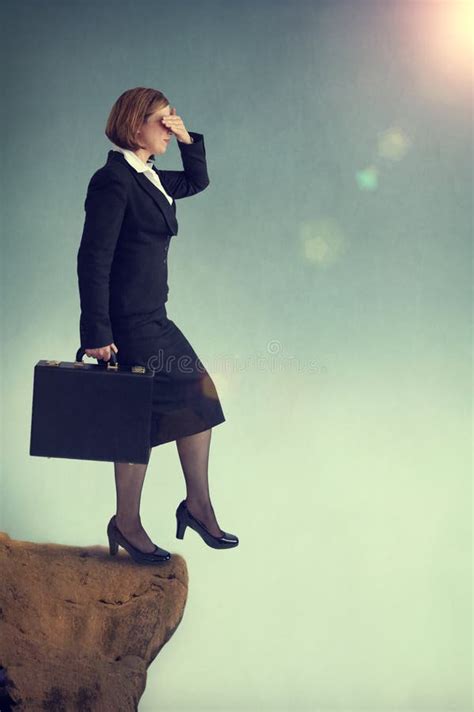 Stepping Off A Cliff Ledge Stock Image Image Of Danger 35389617