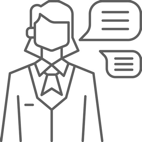 Public Relation Business People Icons With Black Outline Style 17799987 Vector Art At Vecteezy