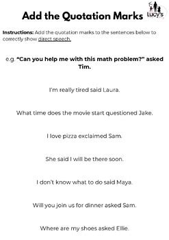 Mastering Quotation Marks Posters Worksheets Bingo More TPT