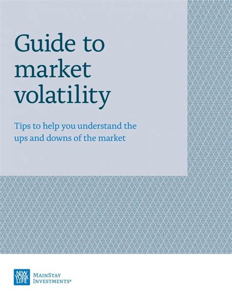 Pdf Guide To Market Volatility Oak Bridge Financial To Market