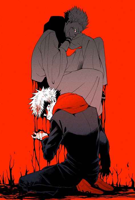 咒术回战 虎杖悠仁 两面宿傩 宿虎 高清图片，堆糖，美图壁纸兴趣社区