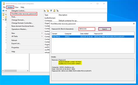 Store Bitlocker Recovery Keys Using Active Directory Theitbros