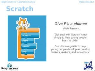 Scratch Community Coding To Learn Education PPT