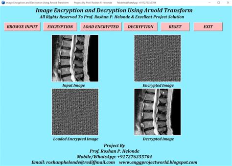 Image Encryption Decryption Using Arnold Transform Python Project With