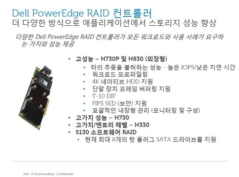Ait 하드웨어 자료 Dell 13g Poweredge 서버솔루션소개