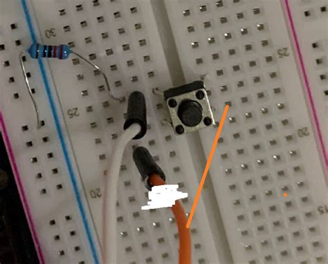Arduino Push Button Not Responding When In Line With Resistor General Electronics Arduino Forum