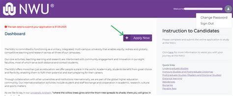 How To Apply Online To The Nwu Uniapplyforme
