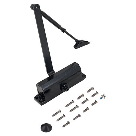 Доводчик дверной Notedo (Нотедо) DC-120 BLACK до 120 кг (чёрный ...