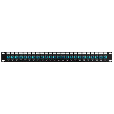 24 Port Sc Sc Multimode 50u Om3 4 Simplex Patch Panel 19 Rackmount