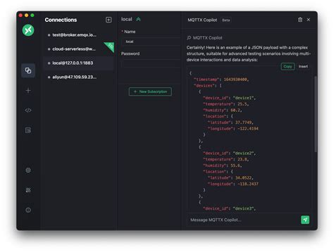 Mqttx Copilot Your Ai Powered Mqtt Assistant Mqttx Documentation