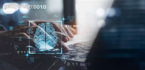 Ai Artificial Intelligence Machine Learning Computer Programmer Using Laptop With Digital