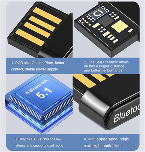Usb Bluetooth Adapter 51 Computer Bluetooth Trans Grandado