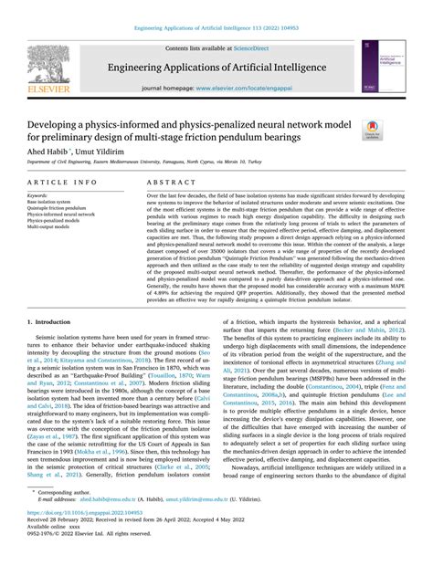 Pdf Developing A Physics Informed And Physics Penalized Neural