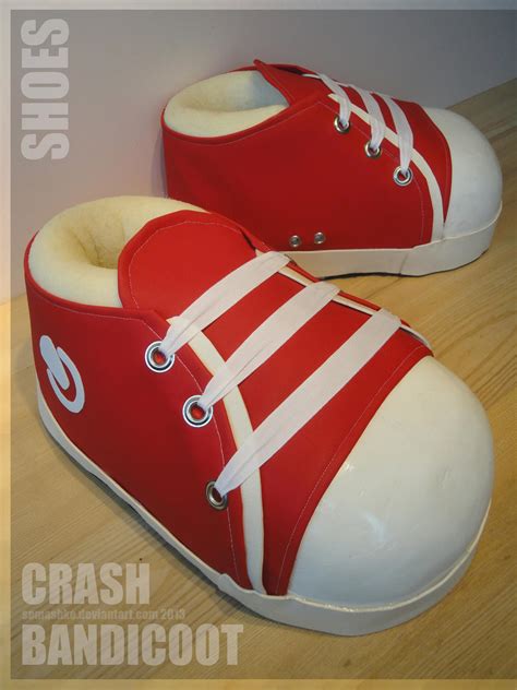 Crash Bandicoot Cosplay Shoes Wip And How To By Semashke On Deviantart