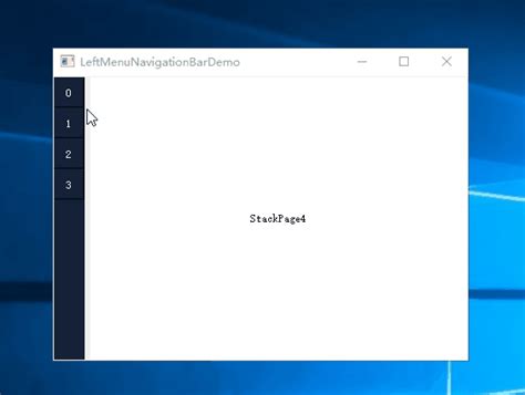 QT Side Vertical Navigation Menu Bar DEMO Programmer Sought