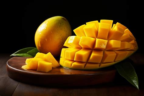 Premium Ai Image Mango And Slice