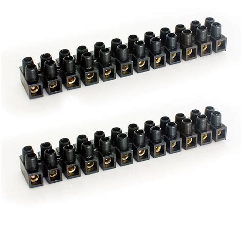 12 Way 30a Terminal Block Connector Choc Strip Wire Power Cable Joiner