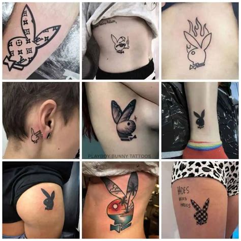 Playboy Bunny Tattoo Behind Ear Meaningful Body Art With Bold Style