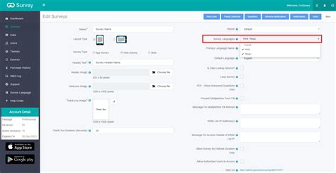 How To Configure Multi Language Survey
