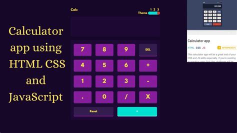 Interactive Calculator App Html Css And Javascript Frontend Mentor