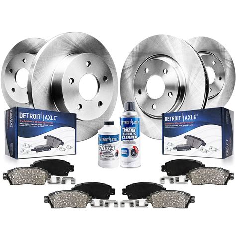 2013 Hyundai Elantra 10pc Front And Rear Disc Rotors And Ceramic Brake