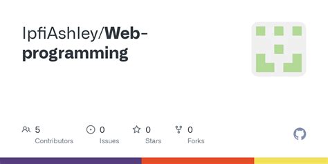 Web Programmingcoursehtml At Main · Ipfiashleyweb Programming · Github