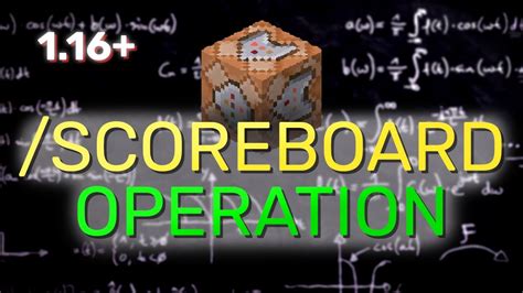 Minecraft Scoreboard Operation Tutorial [1 16 1 20] How To Count Entities Youtube