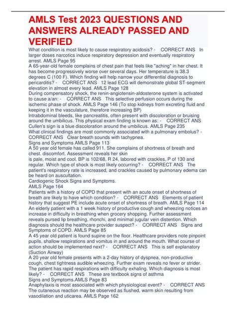 Amls Test 2023 Questions And Answers Already Passed And Verified Amls Stuvia Us