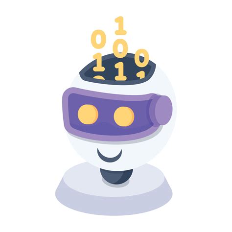 Trendy Coding Robot 20808224 Vector Art At Vecteezy