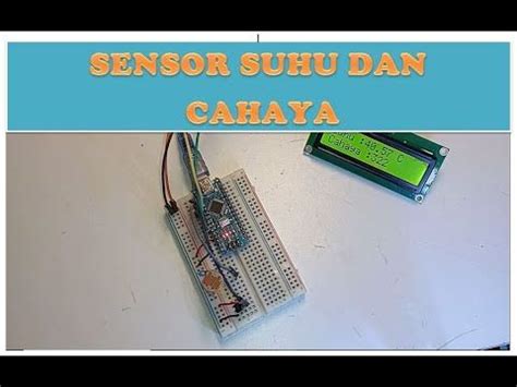 Sensor Suhu Dan Cahaya Arduino