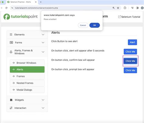 Selenium Ide Alerts And Popups