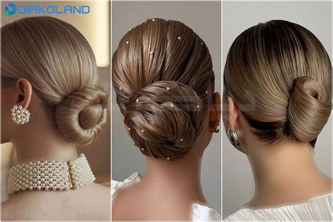 38 شینیون ساده مجلسی دخترانه کم دردسر و خیلی شیک