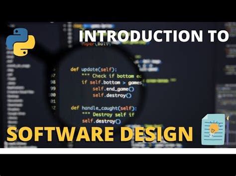 An Introduction To Software Design With Python YouTube Software