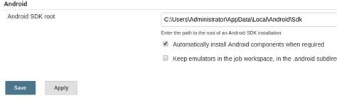 Why Jenkins Search Android Sdk Tools In Different Folder Stack Overflow