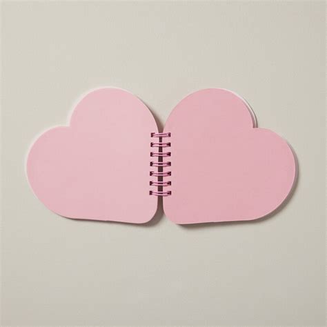 Heart Notebook Blue Indigo